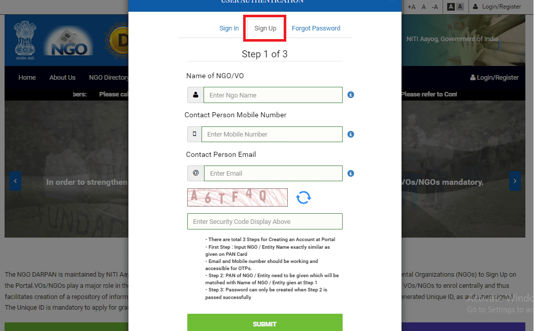 How to Register Your NGO/NPO on NITI Aayog (NGO Darpan) in 2025: Complete Guide with Fees ...